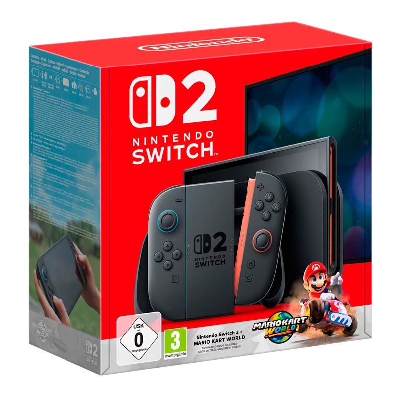 Nintendo Switch HK + Mario Kart World | Juega en casa o donde sea